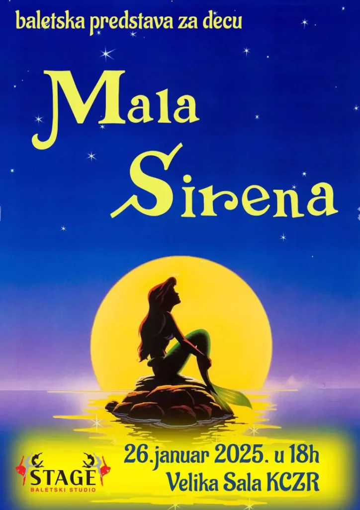 NAJAVA: Premijera baletske predstave “Mala sirena” u Kulturnom centru ...